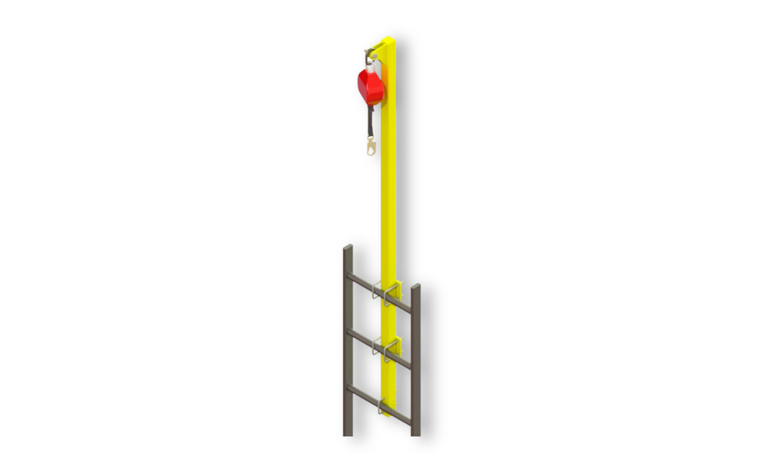 Linha de Vida Vertical para Escada tipo Marinheiro – Com Trava Quedas ...